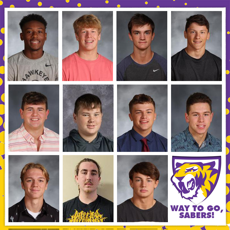 Saber football players make All-District Football teams | Central ...