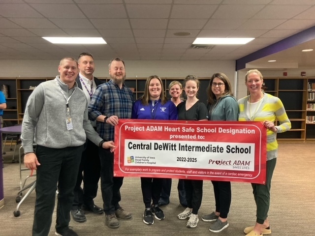 CDCSD is first in Iowa to receive Heart Safe School designation for all schools | Central DeWitt ...