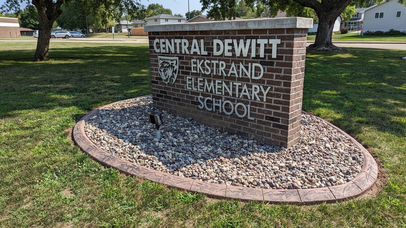 Front of Ekstrand gets makeover thanks to staff | Central DeWitt School ...